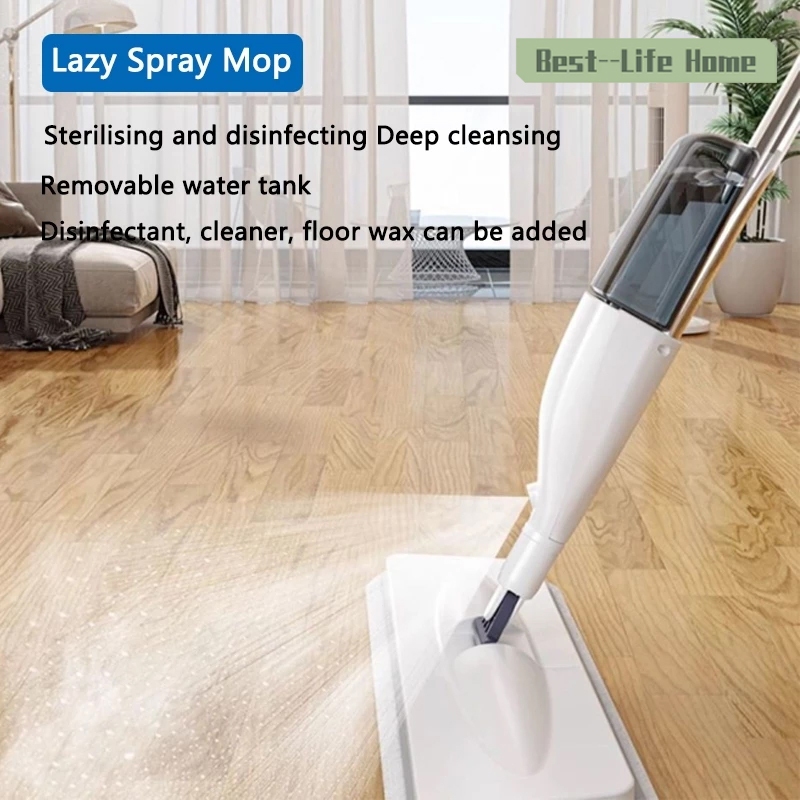Easy Spray Mop Water Cleaning Wet And Dry 360° Rotating Cleaner 2in1 ...