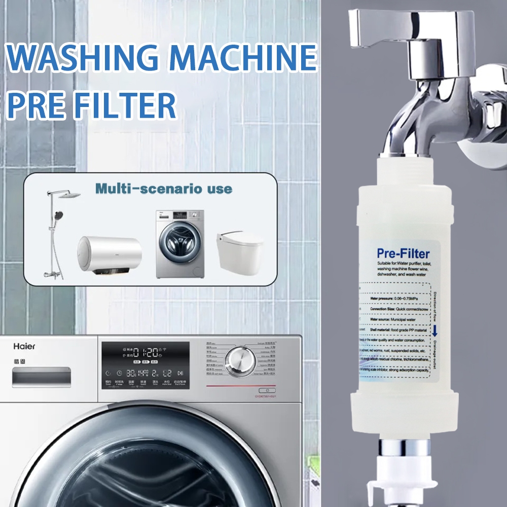 Washing Machine Water Filter Kitchen Tap Bathroom Shower Pre Filter ...