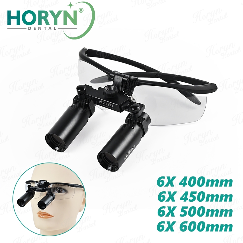 HORYN Dental Loupes 6X/8X Surgical Magnifiers for Microsurgery ...