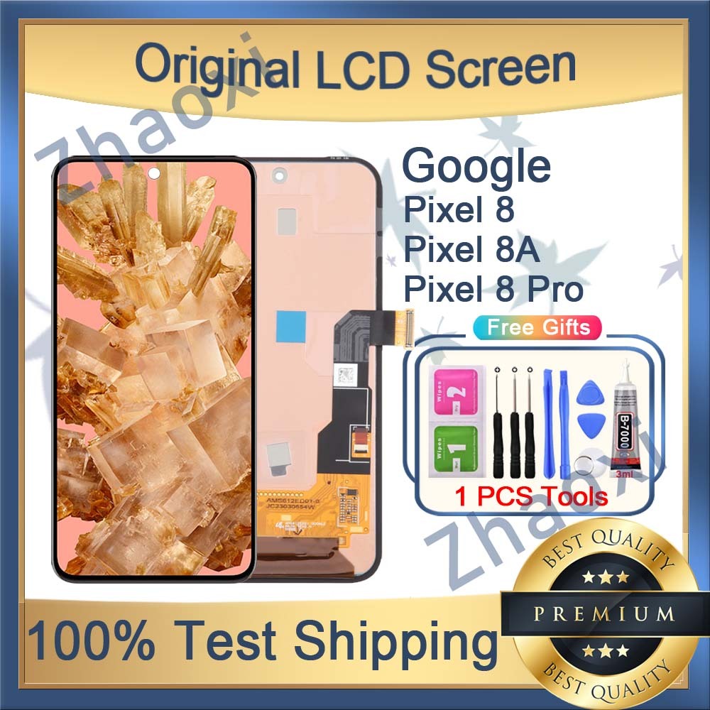 Original OLED Google Pixel 8 8A 8 Pro LCD Screen Replacement | Shopee ...