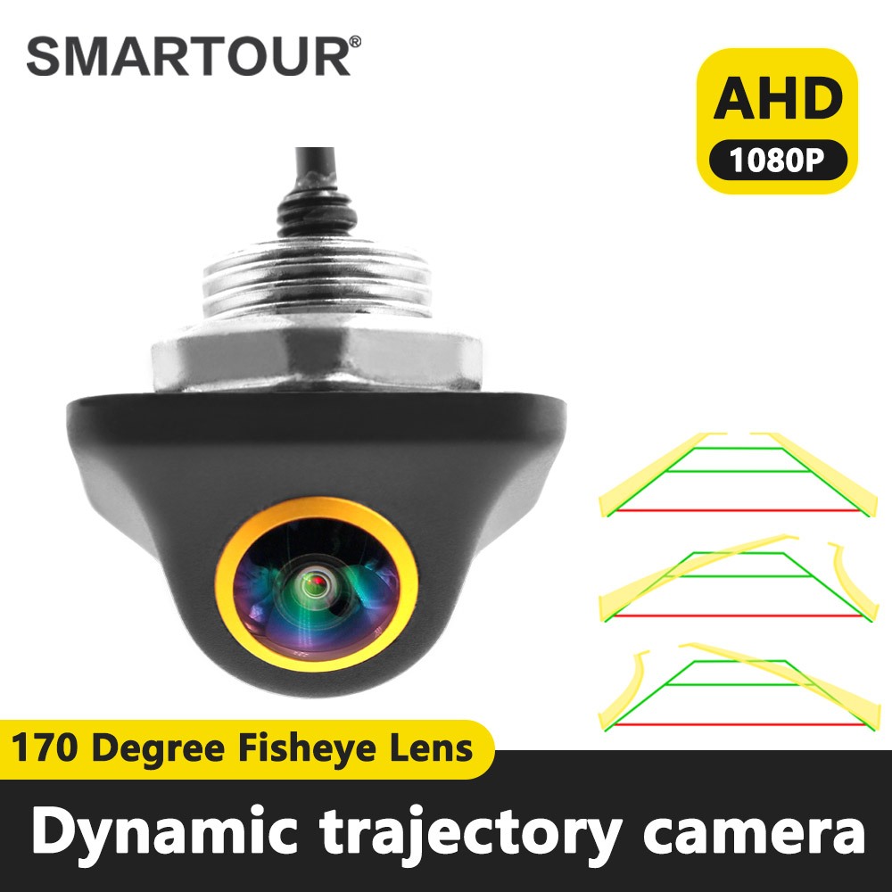 Smartour Universal AHD 1080P180 Degree Fisheye Lens Dynamic Line Backup ...