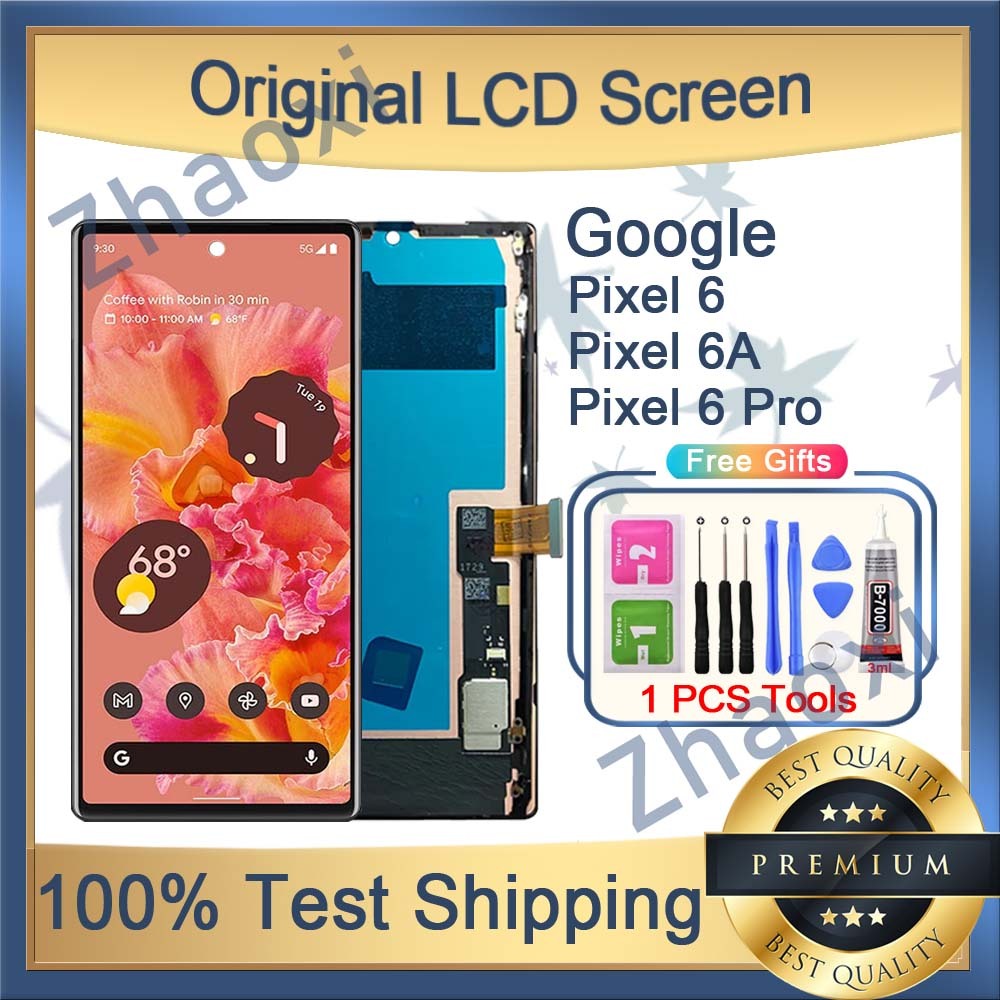 Original AMOLED Google Pixel 6 6A 6 Pro LCD Screen Replacement | Shopee ...