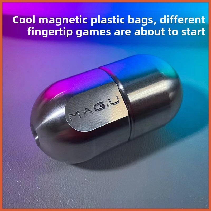[New Store Promotion] Stainless Steel Push Egg EDC Magnetic Capsule ...