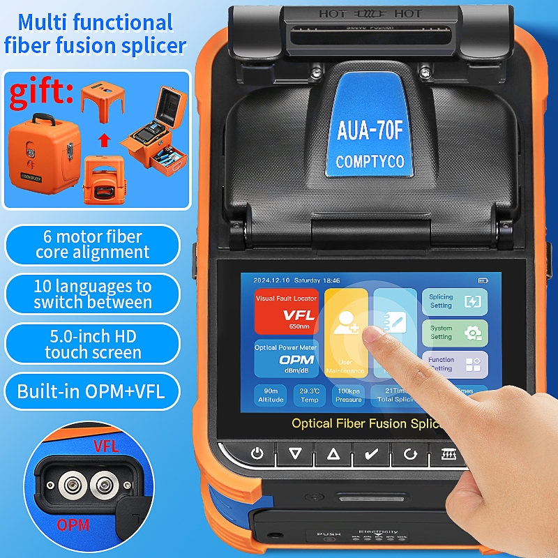 COMPTYCO AUA-70F full-automatic touch screen optical fiber fusion ...