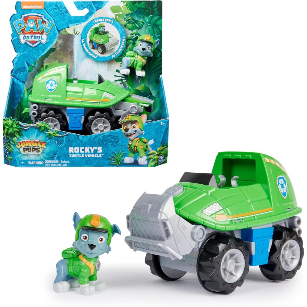 Paw Patrol Dog Patrol-Snaples Sea Turtle Car with Doll (Basic Car ...