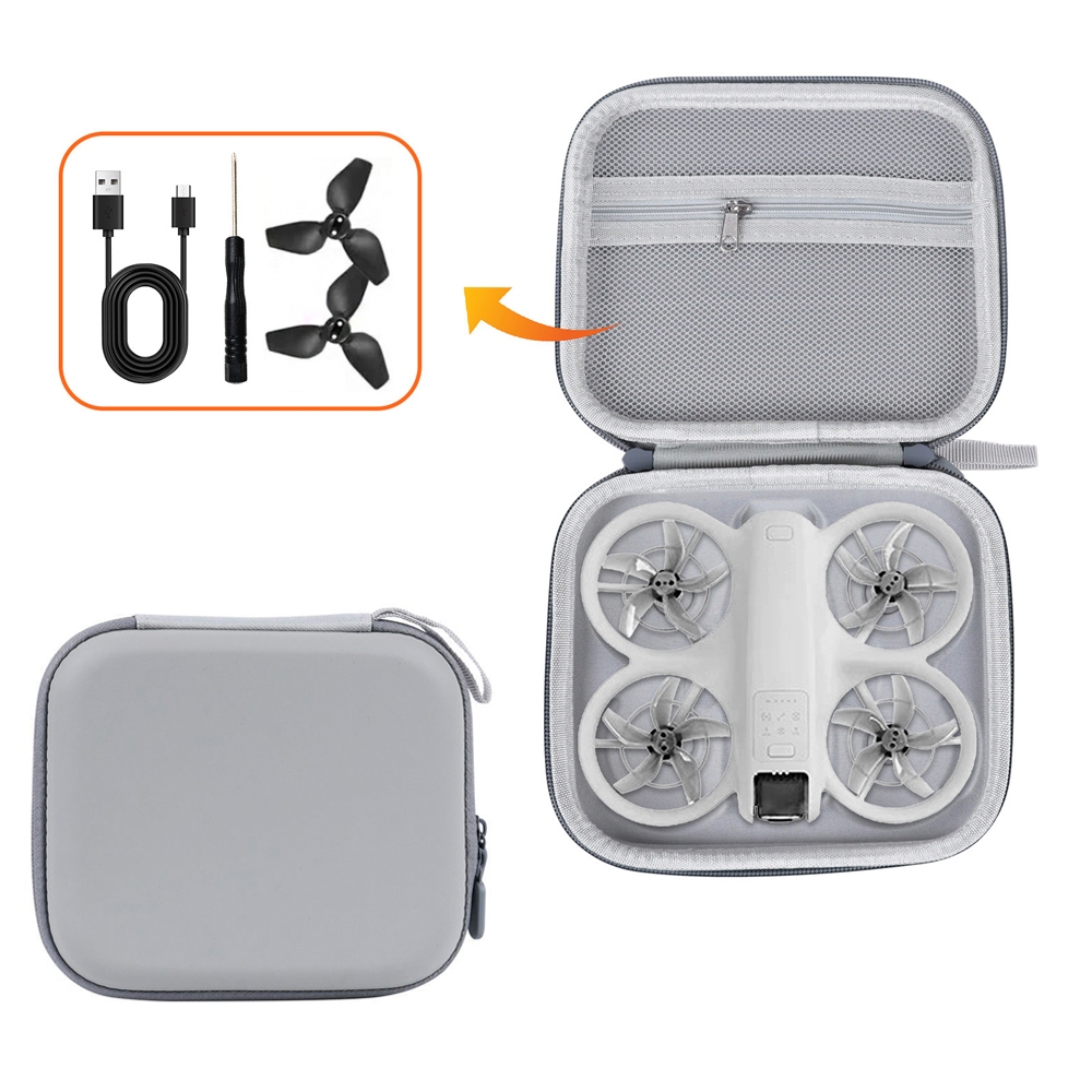 Carrying Case for DJI NEO Portable PU Compact Bag for DJI NEO Drone ...