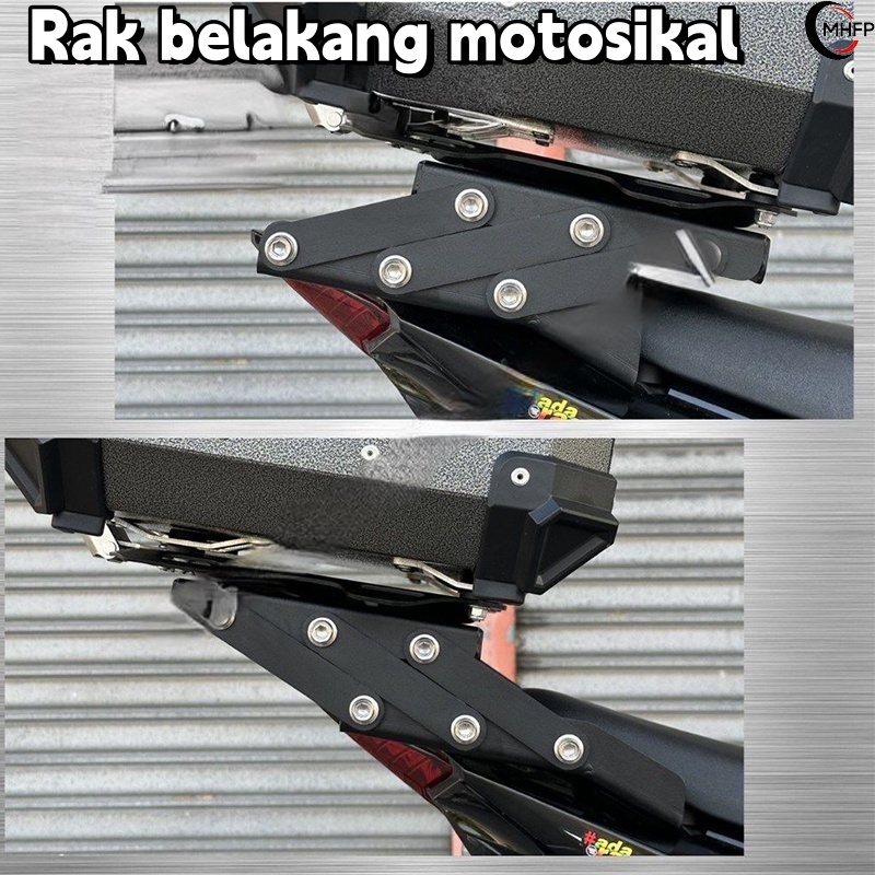 Heavy Duty Top Rack Lipat JB STYLE Box Kotak Bracket Rear Pemegang Rak ...