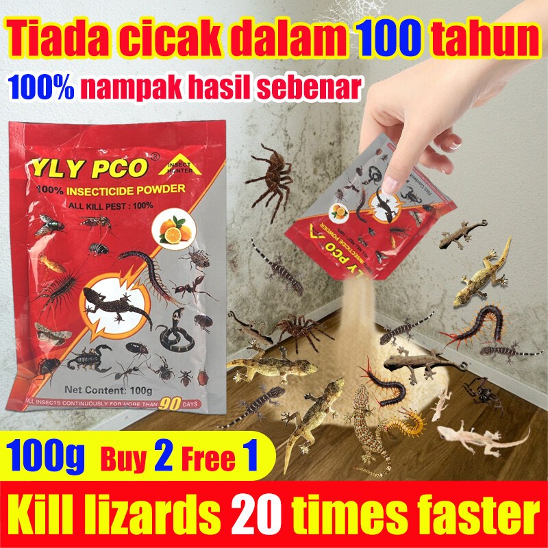 Kill all lizards within 1 second racun cicak paling kuat 100g cicak ...