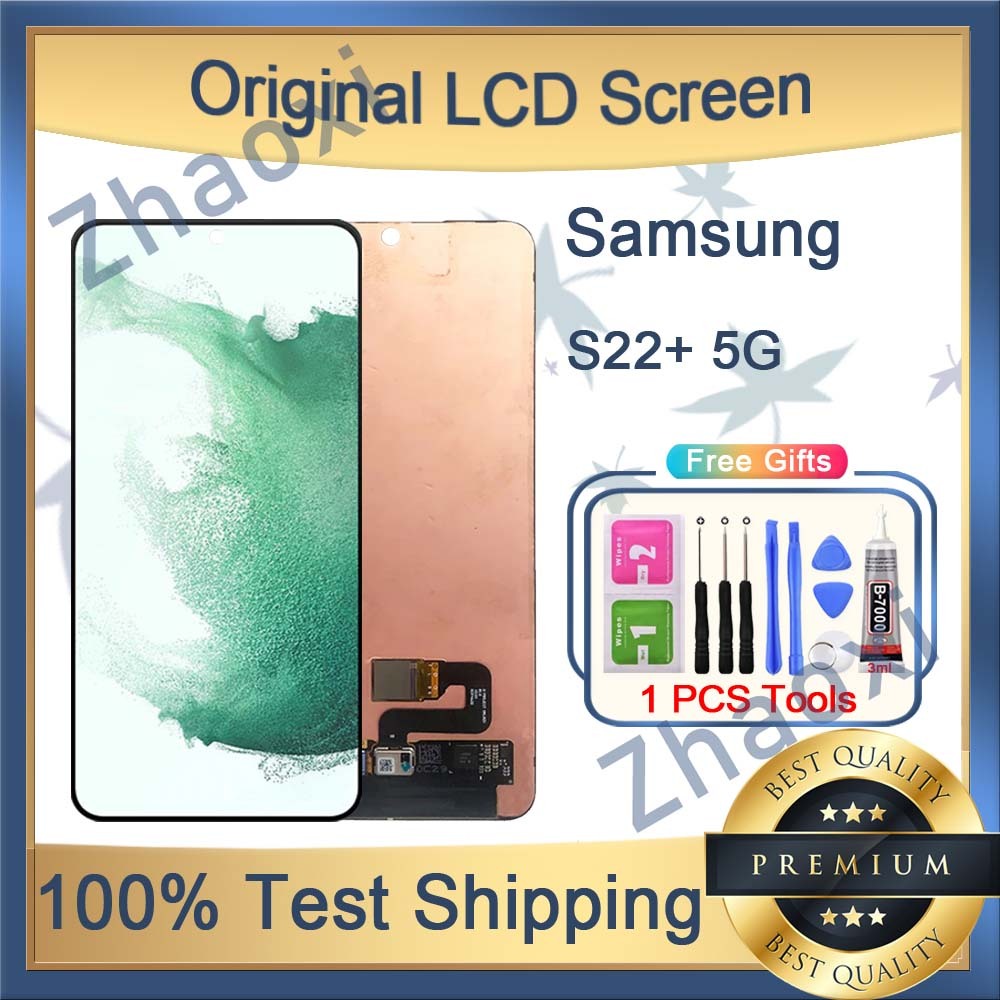 Original AMOLED Samsung Galaxy S22 Plus 5G LCD Screen With Frame ...