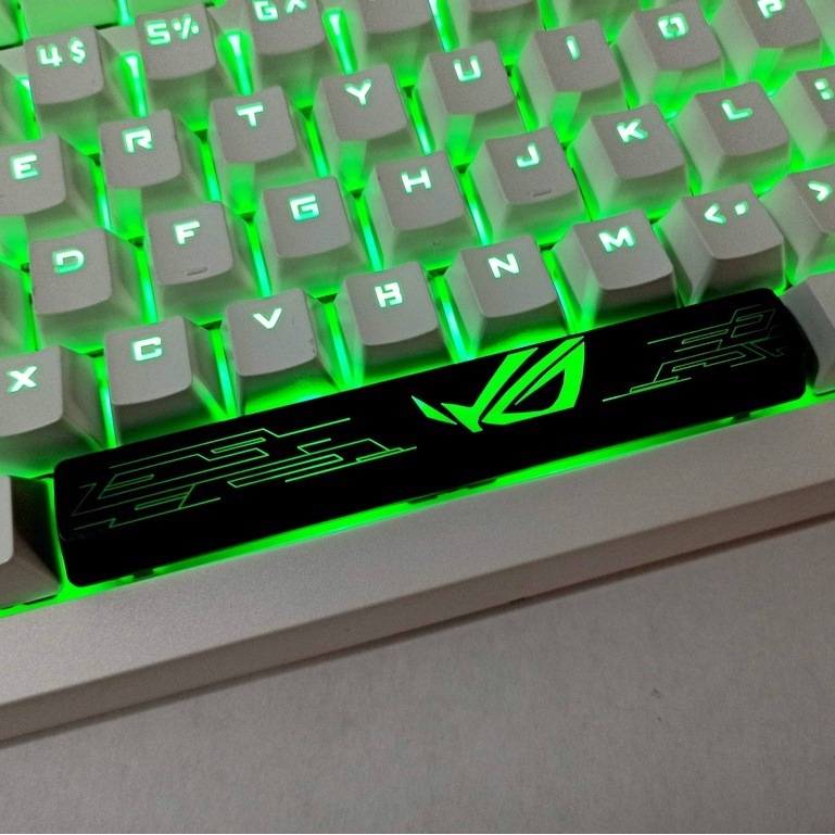 R ROG Space Keycap 6.25 U Translucent Mechanical Keyboard Keycap ...