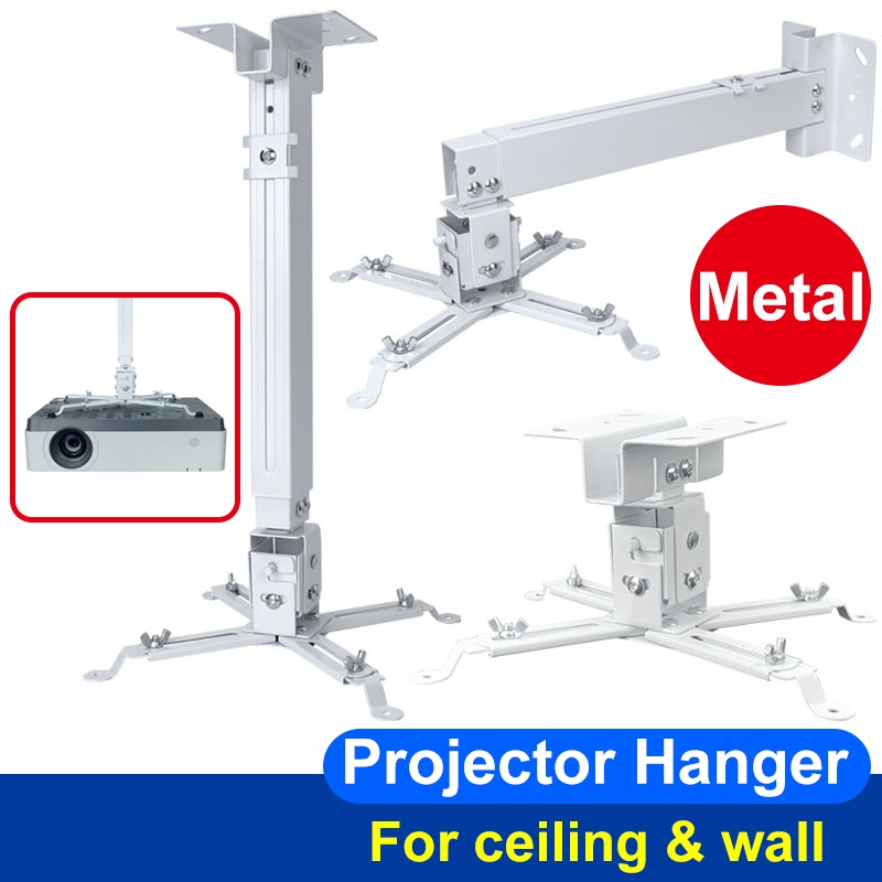 Universal projector hanger bracket retractable adjustable for ceiling ...