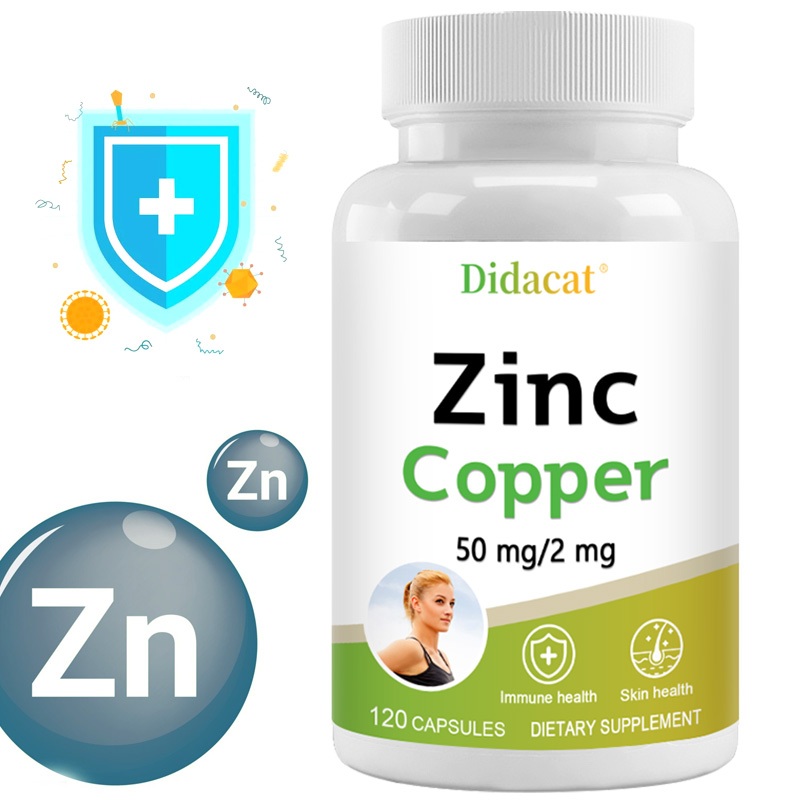 DIDACAT Zinc Extract Health Supplement, - Vegetarian Capsules Supports ...