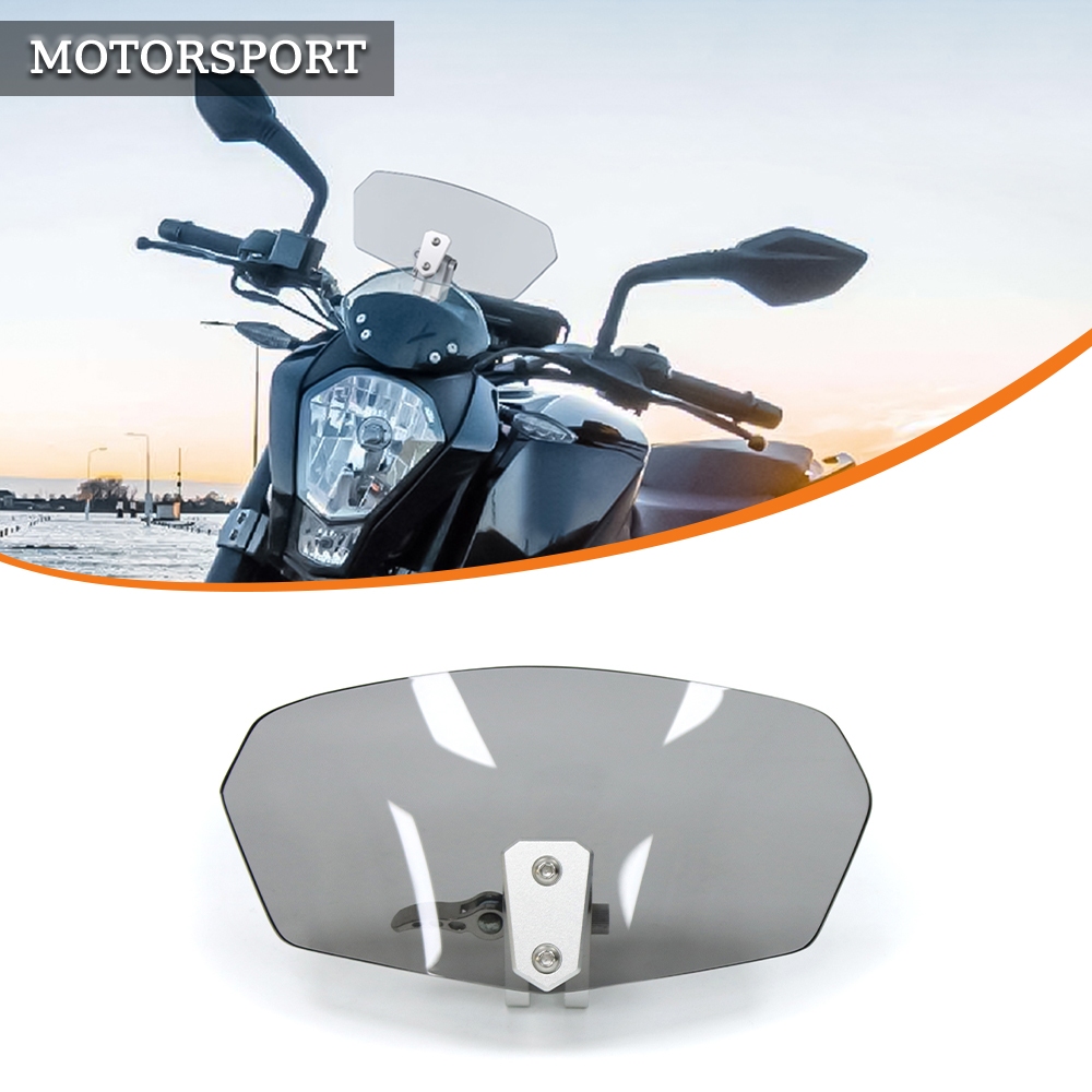 Universal small windshield for motorcycles Adjustable bracket for wind ...