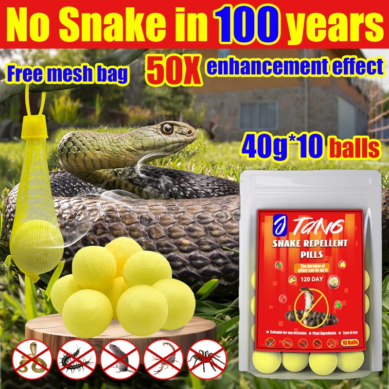 120 days Long-Acting Snake Repellent Pills Concentrated Sulfur pepejal ...