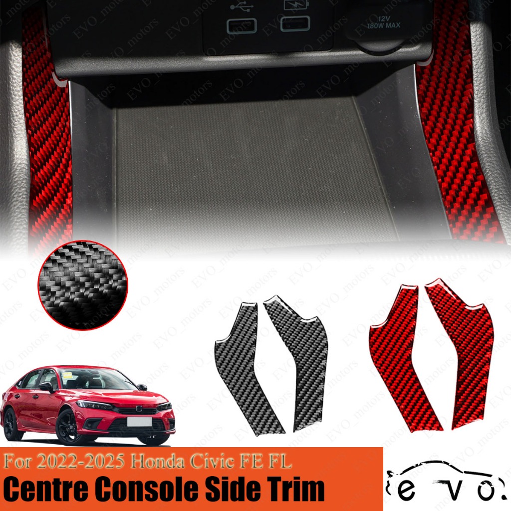 For 2022 - 2025 Honda Civic FE FL Centre Console Inner Side Sticker ...