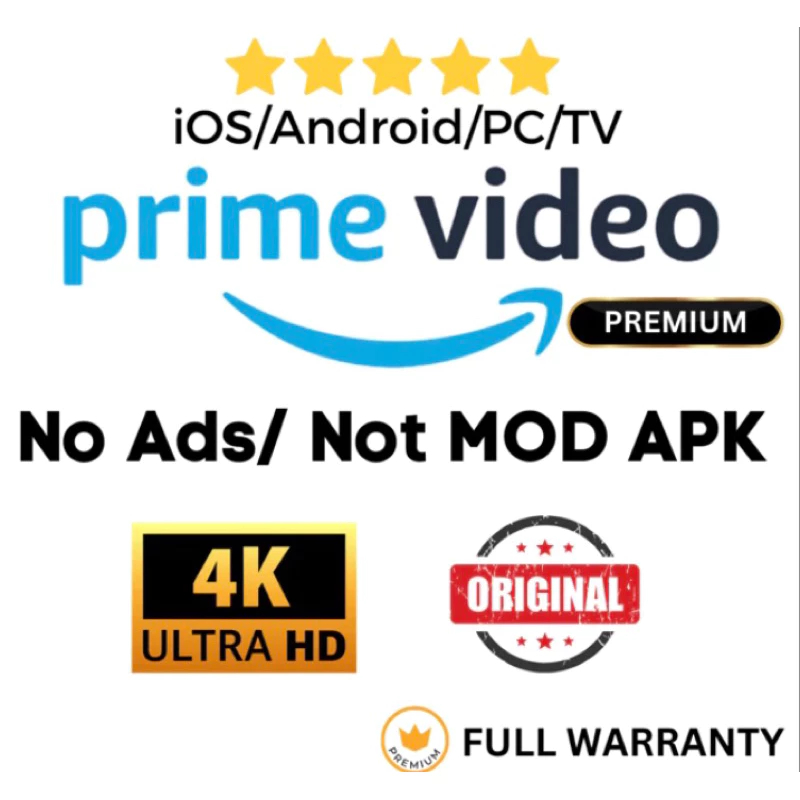 Prime Video Amazon Prime Account Premium Original Malaysia | Shopee ...