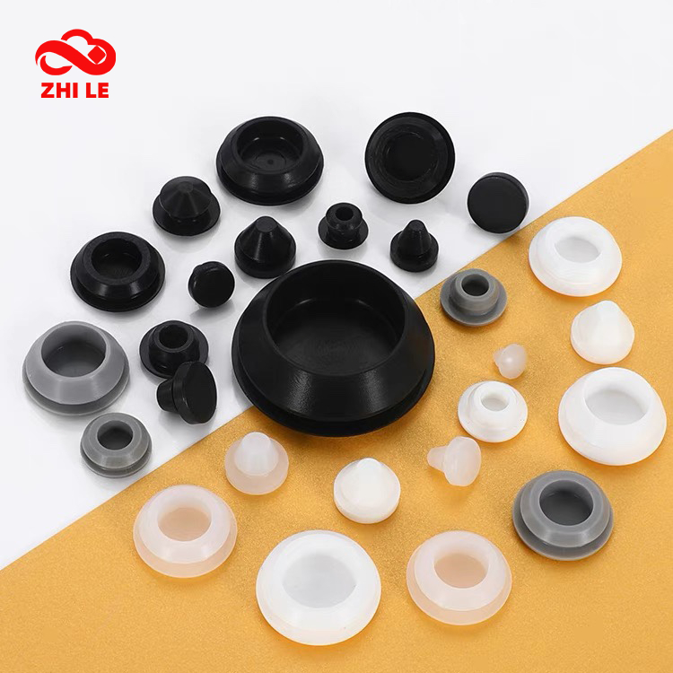 M3-M28 Black Conical Snap-on T Type Seal Cap Screw Rubber Fitting ...