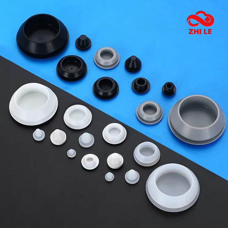 M3-M28 White Conical Snap-on T Type Seal Cap Screw Rubber Fitting ...