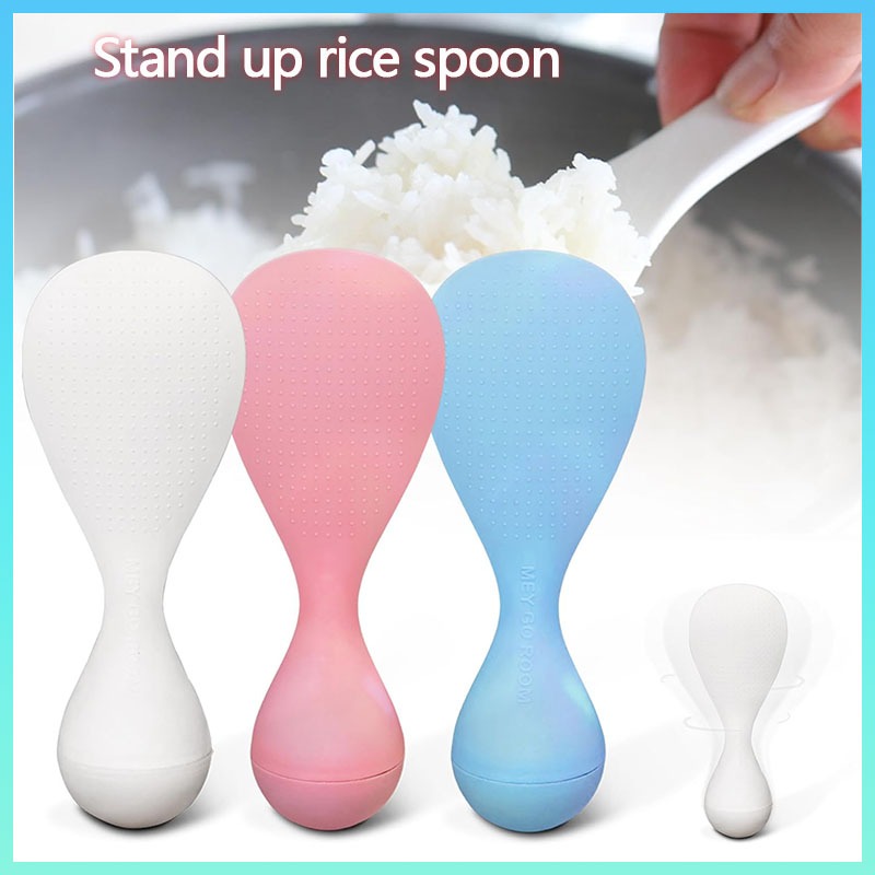 Tumbler Rice Spoon Anti-stick Rice Spoon Heat-resistant Plastic Rice ...