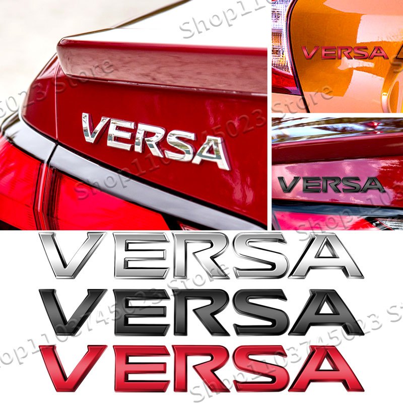 Car Styling 3D Metal Letter Emblem Sticker For Nissan VERSA Logo Auto ...