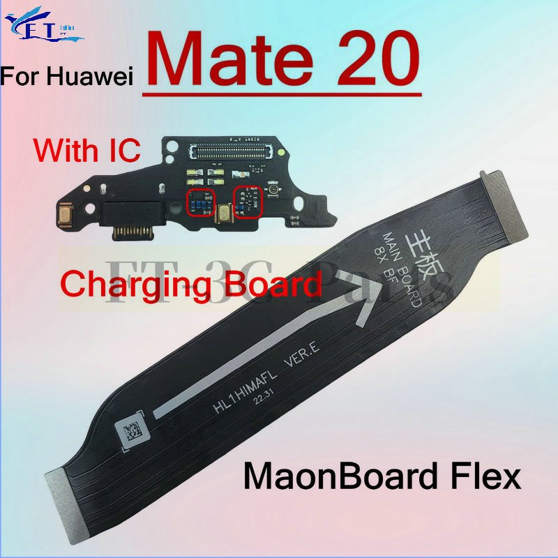For Huawei Mate 20 Charging Board USB Charging Port Microphone Dock ...