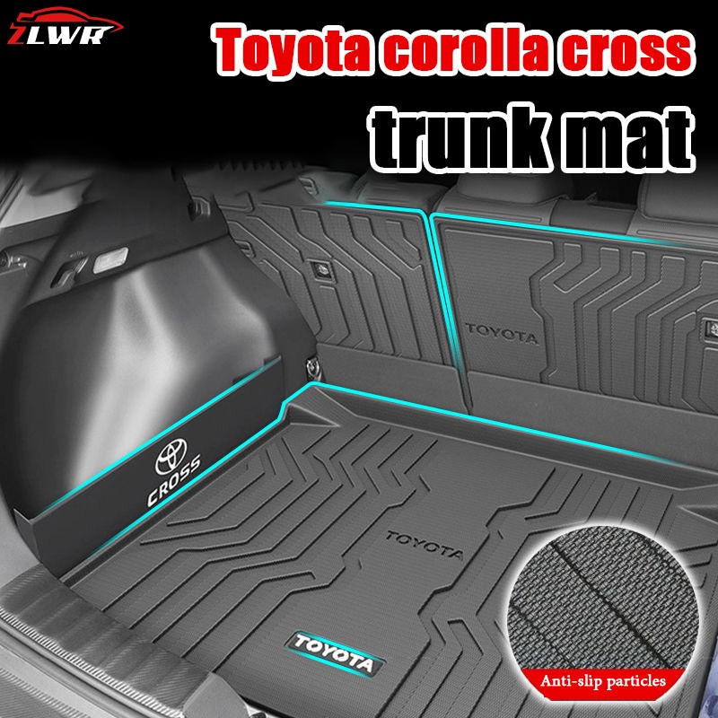 ZLWR Toyota corolla cross trunk mat TPE material fully surrounded anti ...