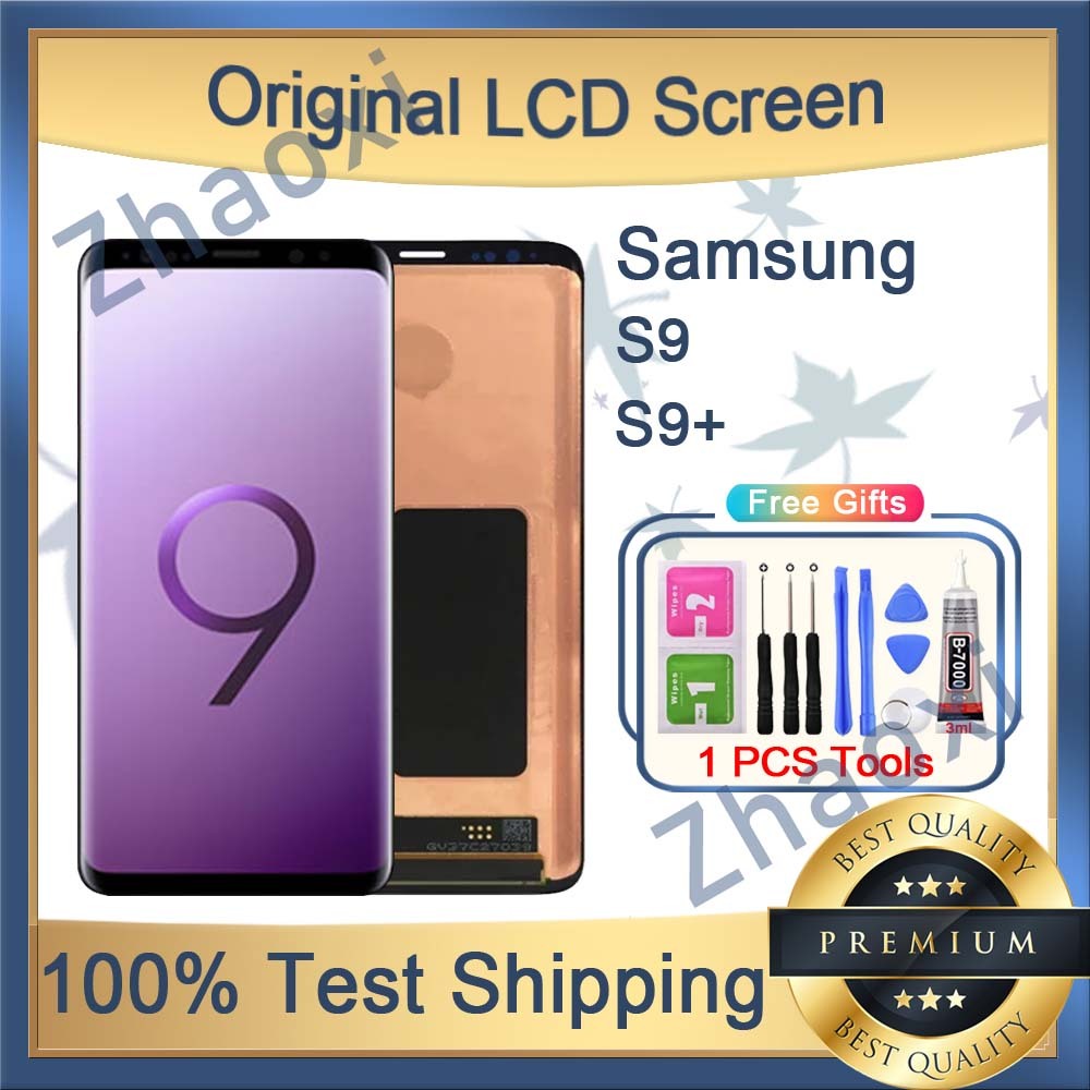 Original AMOLED Samsung Galaxy S9 S9 Plus LCD Screen With Frame ...