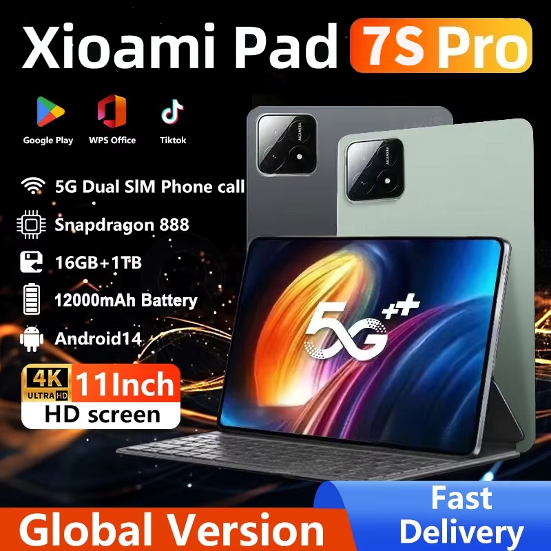 2025 NEW Global Version Original Pad 7 Pro Tablet 11inch HD 4K Android ...