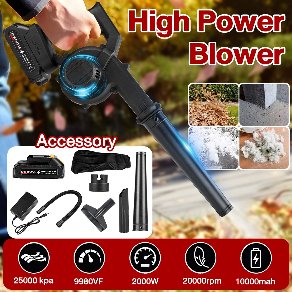NEW 998Vf Portable Cordless Air Blower Rechargeable Electric Blower ...