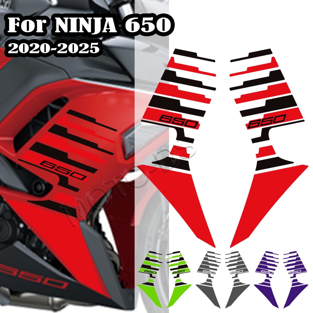 2025 Motorcycle For kawasaki ninja 650 Bike Tank Pad Grips Gas Fuel Oil ...
