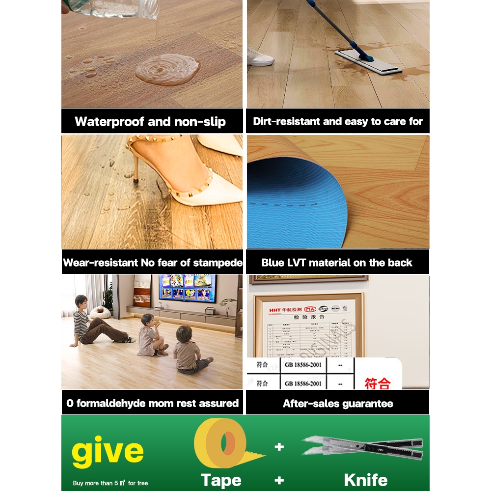 Upcycled PVC Tikar Getah tebal 1 gulung vinyl flooring tikar getah ...