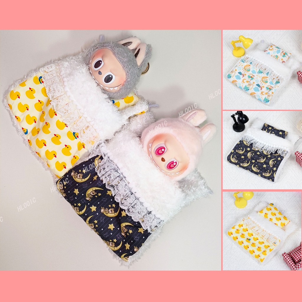 OB11 Bed Labubu Bed for 17cm Labubu Macaron Upset DUCK and 1/12 BJD GSC ...