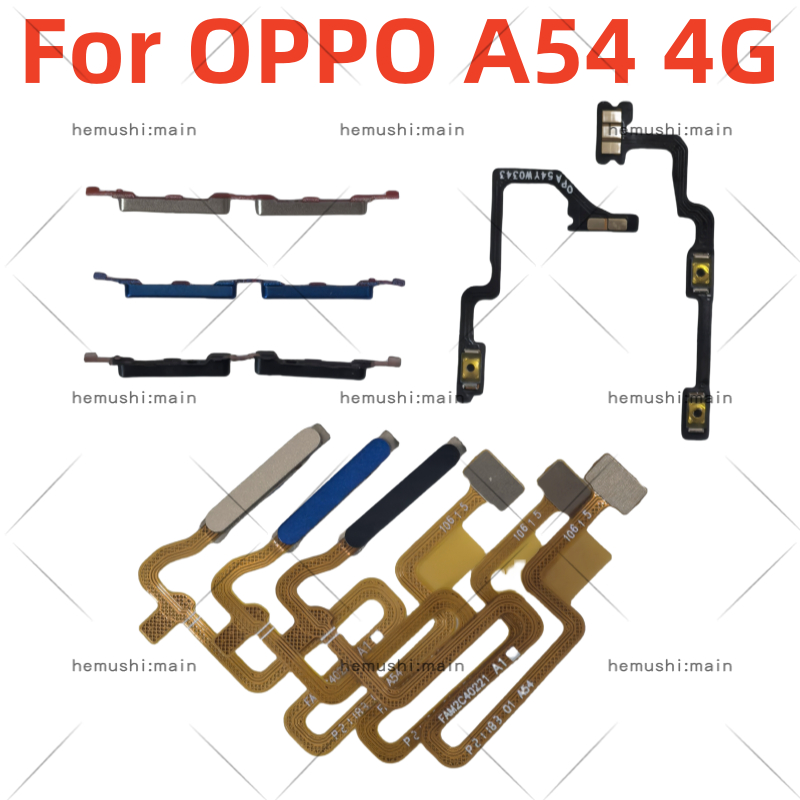 For OPPO A54 4G Back Home Button Fingerprint Scanner Sensor Return Key ...