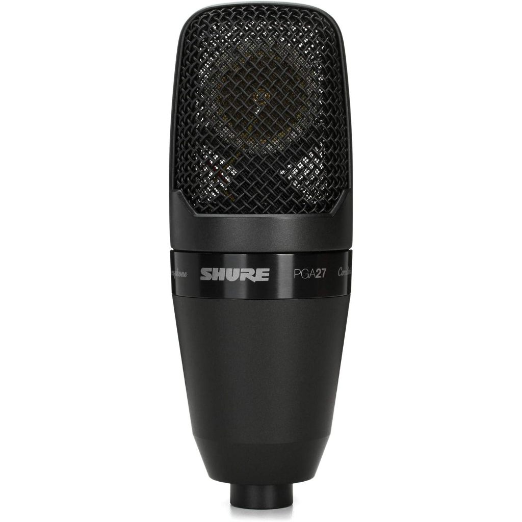Shure PGA27 Condenser Microphone - Large Diaphragm Lateral Microphone for Vocal/Acoustic ...
