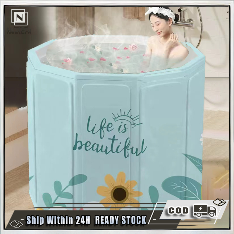 Bath Barrel Bathtub Tab Mandi Portable Bath Tub Foldable Bath Tub Adult ...