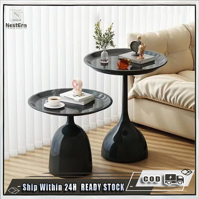 Coffee Table Modern Meja Kopi Ruang Tamu Moden Round Table Nordic ...
