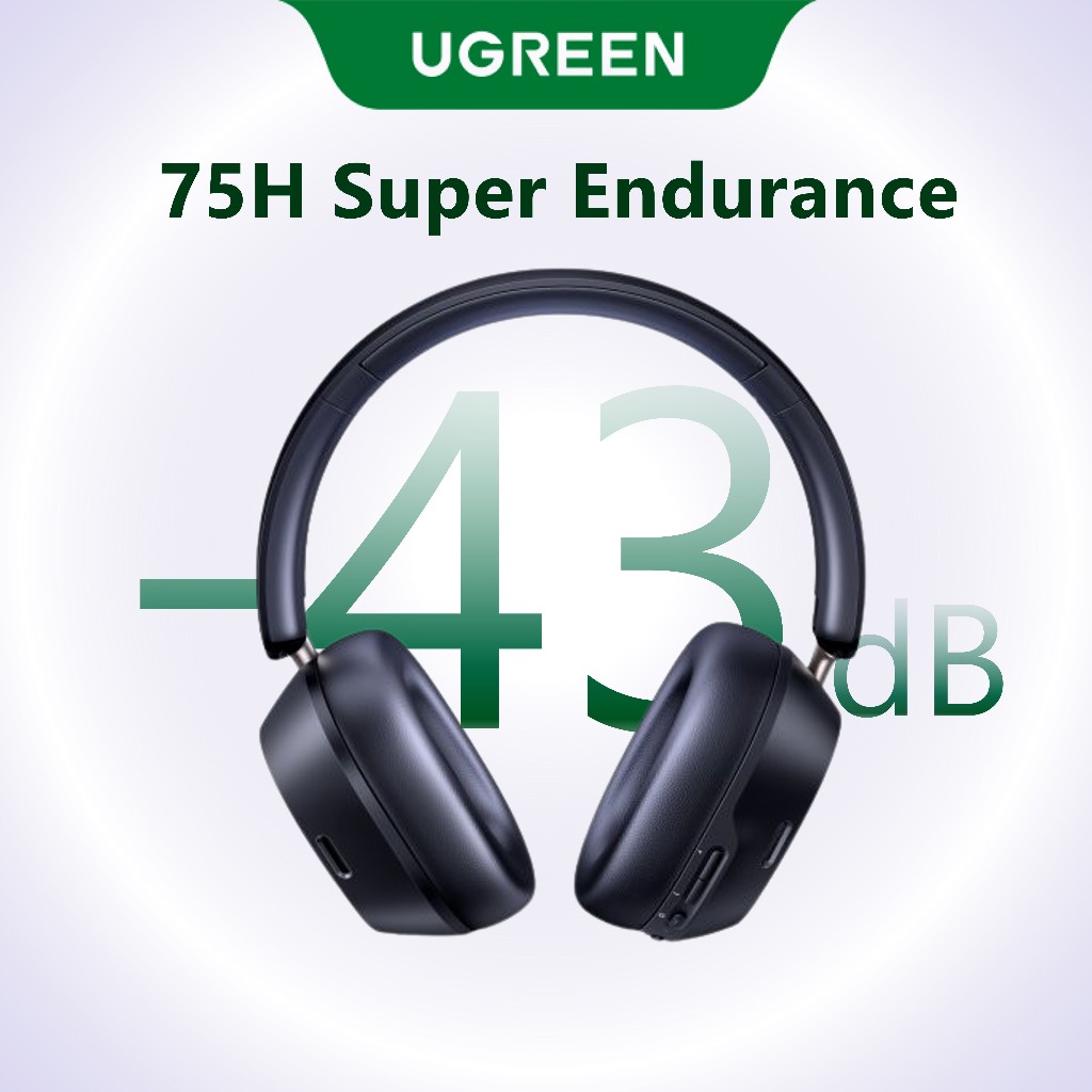 UGREEN HiTune Max5c Hybrid Active Noise-Cancelling Headphones Hi-Res ANC Certified HiFi Earphone ...