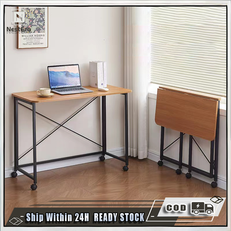 Foldable Table Meja Lipat Computer Table Meja Komputer Study Table Meja ...