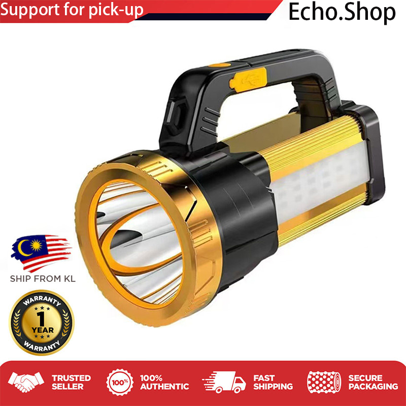 Echo LED light IPX7 waterproof searchlight outdoor rechargeable LED torch waterproof hiking high ...