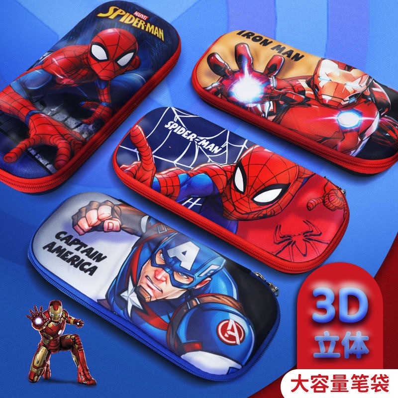 Spiderman EVA Pen Box Marvel Pencil Case Birthday Gift Children Cartoon ...