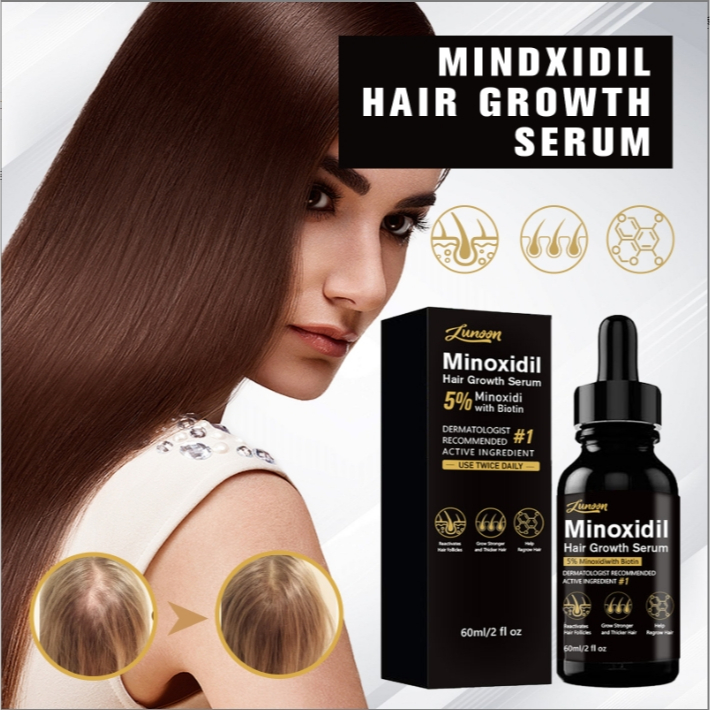 LUNOON Hair Growth Serum Natural Hair Loss Herbal Plant Essence Promote ...