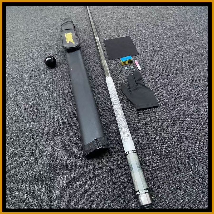 Billiard Cue Carbon Fiber 1/2 split eight ball Pool Cue 9.5mm 13mm tip ...