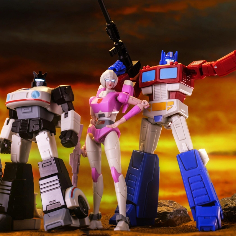 ready stock transformers g1 optimus prime blind box assembly action figure model kit bumblebee ...