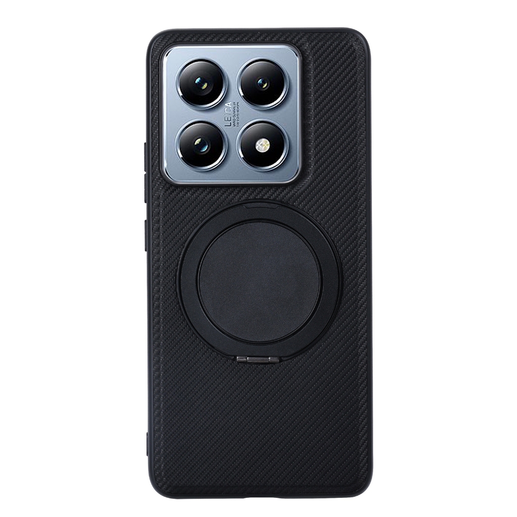 Vili Xiaomi Mi 14T Metal Magnetic Ring Case Carbon Fiber Grain ...