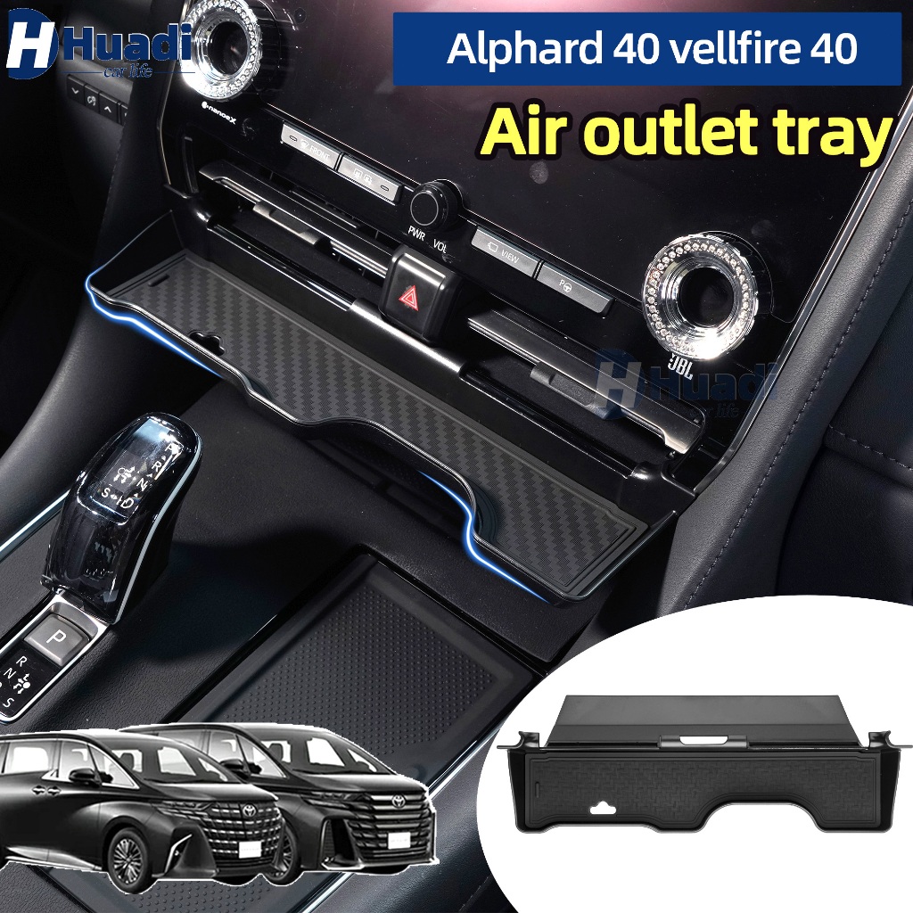 Alphard 40 vellfire 40(2023-2027) Air outlet tray agh40 anh40 Storage ...