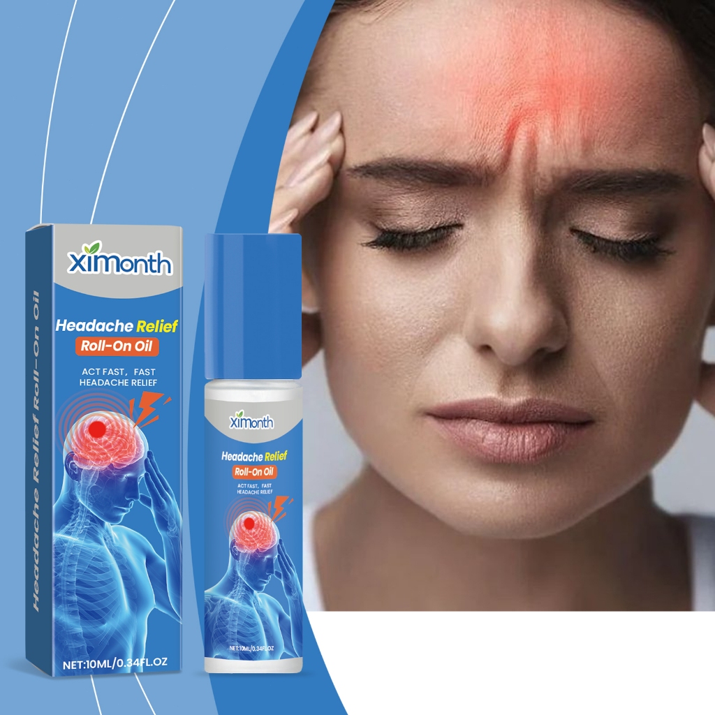 Ximonth Headache Relief Roll-On Oil Relieve Headache Relieve Stress ...
