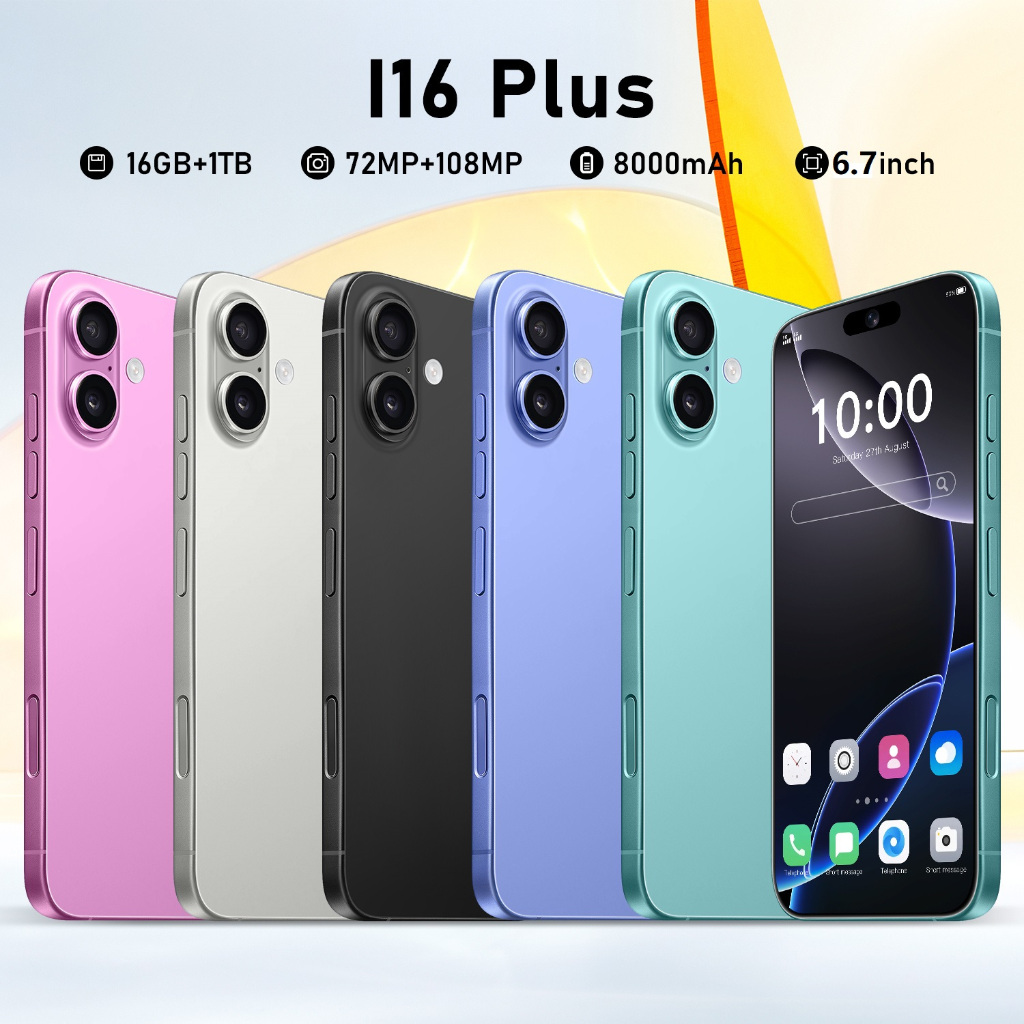 New Product A16 Plus 4G/5G Smartphone 6.7-inch Ultra Clear Full Screen ...