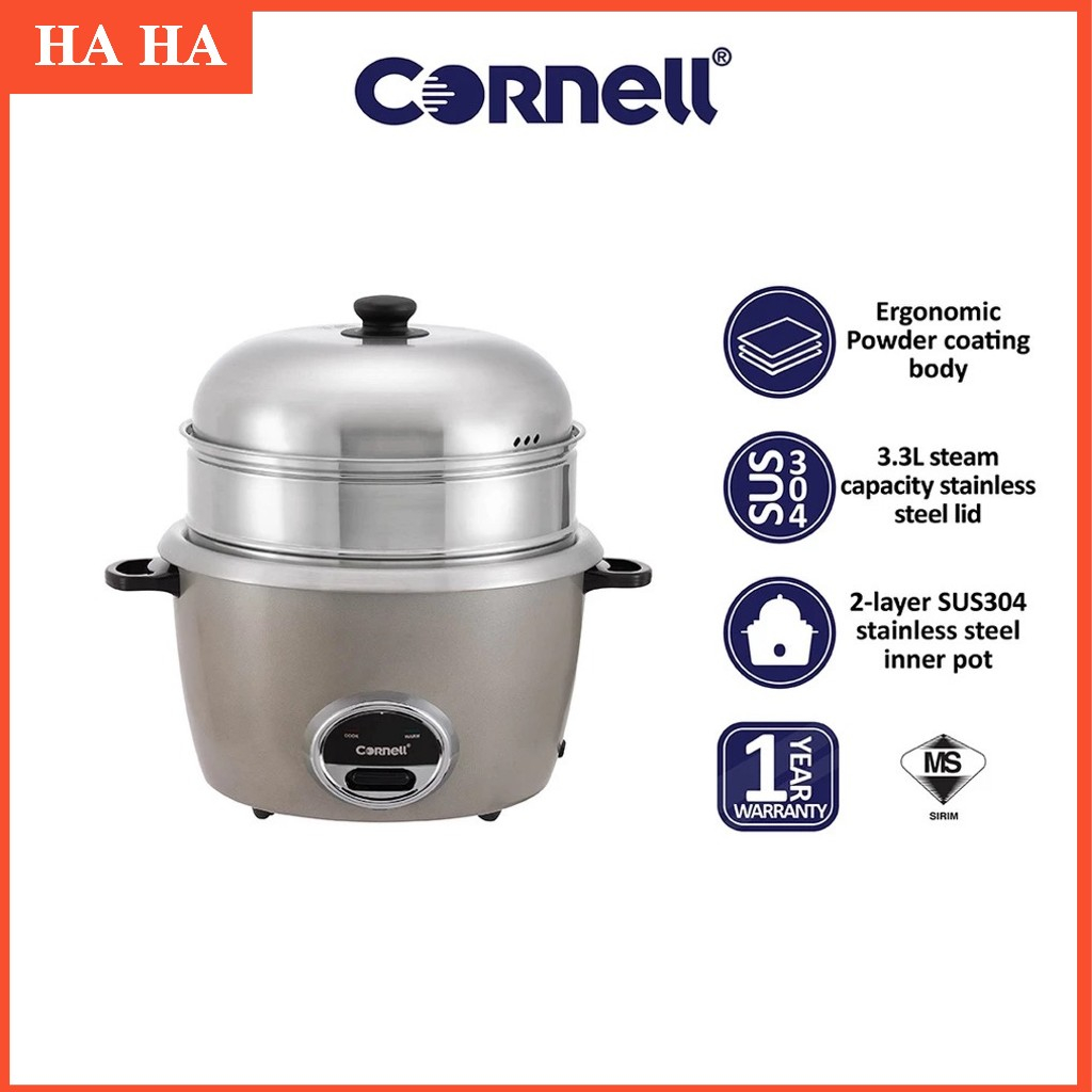 Cornell SteamPro with Huge Multilayers SUS304 Cookwares Individually ...
