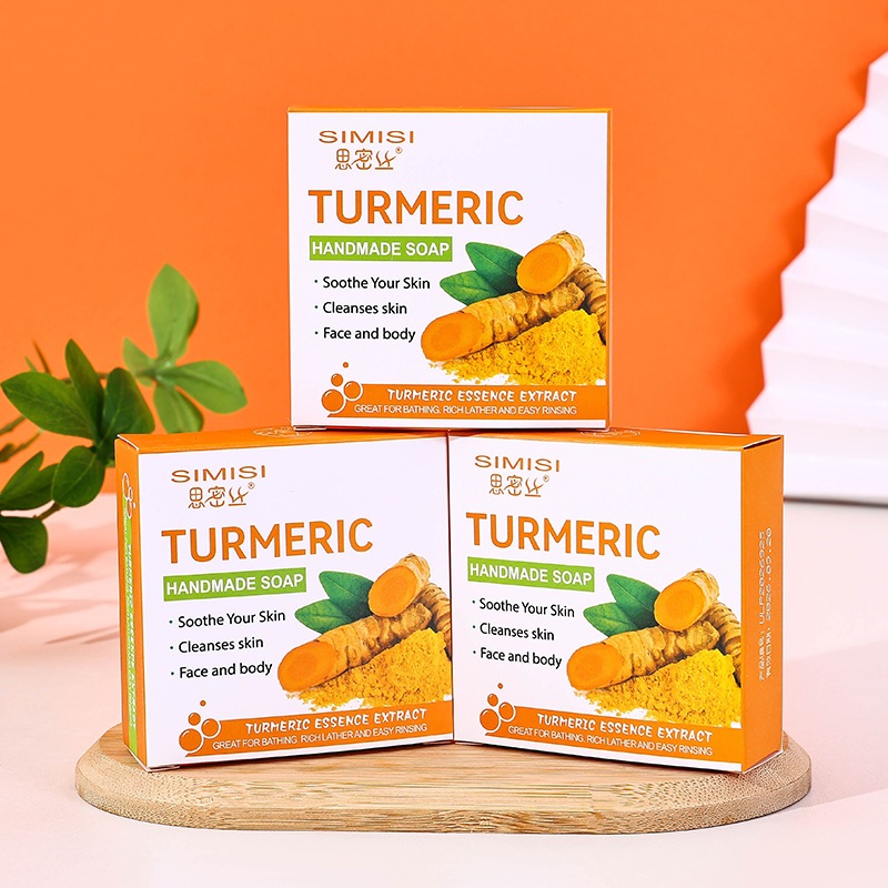 Handmade Essential Oil Body Bath Turmeric Ginger Soap 姜黄生姜精油皂 手工制皂 清洁滋润 ...
