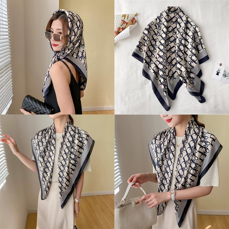 90cm Muslim tudung bawal Headscarf Hijab shawl satin turban anak tudung ...